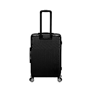 Rockland Pista Hardside Spinner Wheel Luggage Set, Black, 3-Piece (20/24/28)