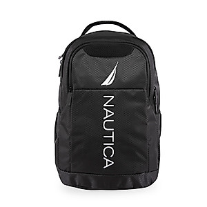 Nautica Armada Laptop Backpack, Black, One Size