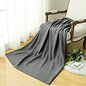 10 Pack Fleece Throw Blanket 50 x 60 Inch Travel Blanket, Solid Colors Fleece Blanket Airplane Blanket for Home, Bed, Sofa, Couch, Dorm, Pet