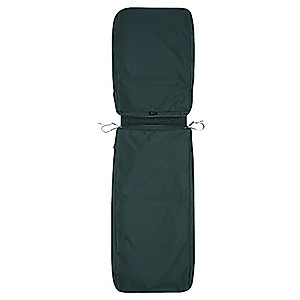 Classic Accessories Ravenna Water-Resistant 72 x 21 x 3 Inch Patio Chaise Lounge Cushion, Mallard Green, Patio Cushion