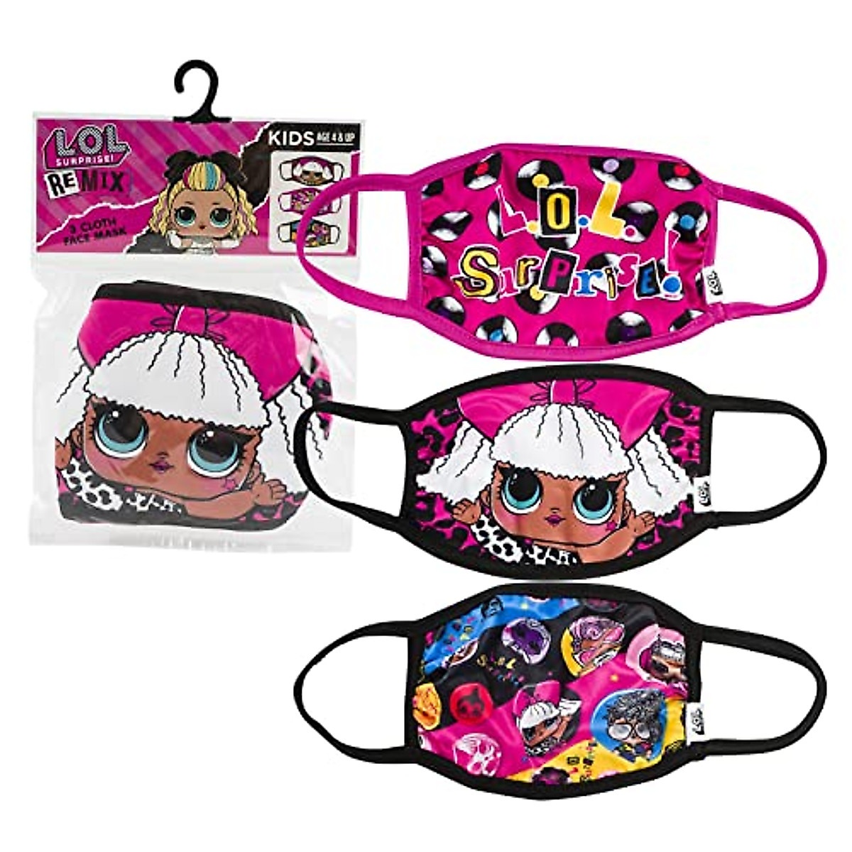 L.O.L Surprise! Remix 3 Cloth Face Masks