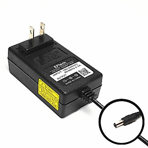 Yustda (6.5 Ft Long Cable) AC 100V-240V Converter Adapter DC 7V-7.5V 2A / 2000mA Power Supply US 5.5mm x 2.1mm / 2.5mm Plug Tip Center +