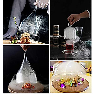 KENKUO Food Smoking Gun, Portable Handheld Indoor-Outdoor Smoke Infuser Cold Smoke Generator Tool for Meat, Drinks, BBQ, Cheese, (Black), 125x55x125mm, G01K