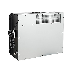 UPYOOE Electric Fireplace Inserts 23 inch, Infrared Quartz Electric Fireplace Heater with Realistic Resin Log, LED Fireplace Insert for TV Stand, Fireplace Cabinet, Free Standing,1500 W, 5018 BTU