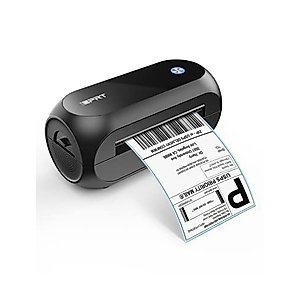 iDPRT Shipping Label Printer, 4×6 Thermal Label Printer for Shipping Packages, Desktop Label Maker w/HD & High-Speed Printing, Compatible with UPS, USPS, Shopify, Amazon, Ebay
