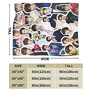 Blanket Lee Min-ho Soft and Comfortable Warm Fleece Blanket for Sofa,Office Bed car Camp Couch Cozy Plush Throw Blankets Beach Blankets