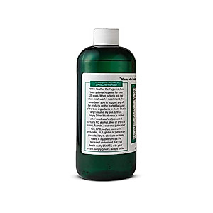 Simply Silver Mouthwash Spearmint Flavor- Nano Hydroxyapatite Formula, All Natural Colloidal Silver Mouthwash Chemical, Alcohol, Fluoride, and BPA Free, 16 oz