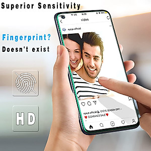 Slanku (3 Pack) Screen Protector for OnePlus Nord N100 Tempered Glass, Bubble Free, Easy to install, Anti-Scratch, Case Friendly