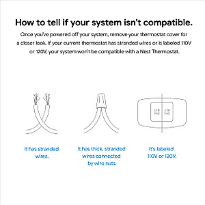 Google Nest Thermostat - Smart Thermostat for Home - Programmable Wifi Thermostat - Snow (Renewed)