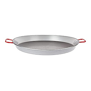 Garcima 20-Inch Carbon Steel Paella Pan, 50cm