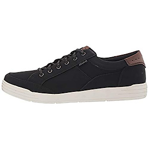 Nunn Bush Men's KORE City Walk Oxford Athletic Style Sneaker Lace Up Shoe Black, 12 W US