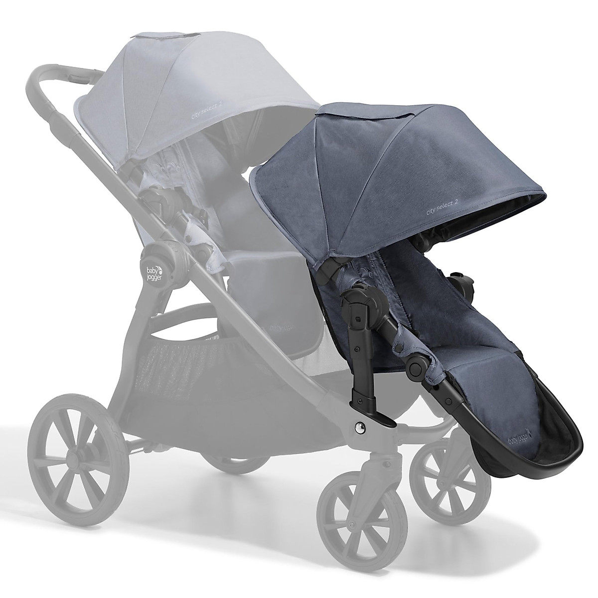 Baby Jogger Second Seat Kit for City Select 2 Stroller, Peacoat Blue