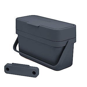 Joseph Joseph 30107 Mountable Compo 4 Food Waste Easy-Fill with Adjustable Air Vent Caddy, 4-Liters (1 US Gallon), Graphite