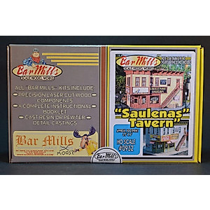 Bar Mills HO Saulena's Tavern Kit