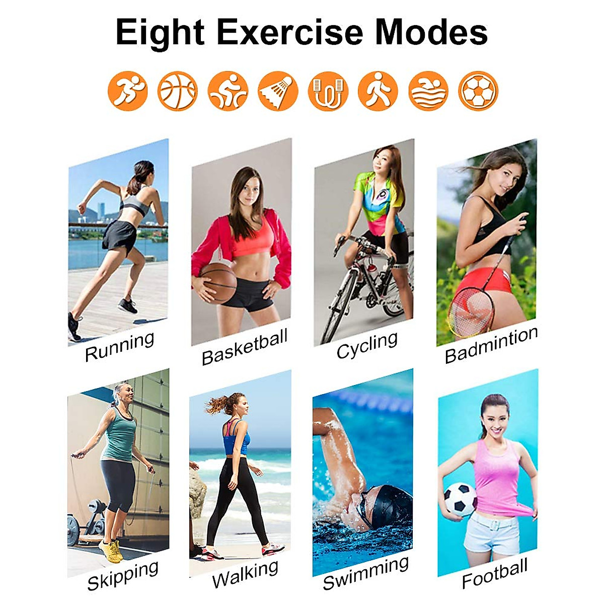 Smart Watch for Women,Elegant&High-end Sylish Stainless Steel IP68 Waterproof Smartwatch Fitness Tracker with Heart Rate Sleep Monitoring Calories Activity Tracker,Gift for Lady Girls,Silver