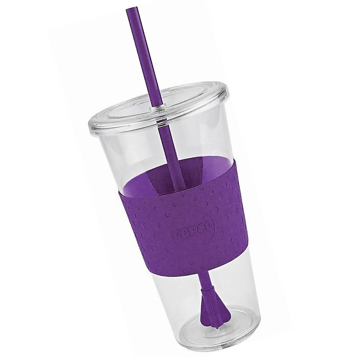 Copco Set of 2 Sierra On The Beach Purple Cold 24 Ounce Tumblers