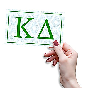 Kappa Delta Sorority Licensed Decal Sticker 3x5 inches Laptop Decor (Kappa Delta #5)