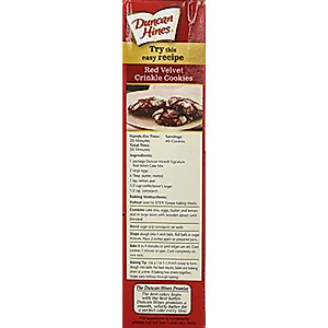 Duncan Hines Signature Red Velvet Deliciously Moist Cake Mix 1 Lb. 2.25 Oz. Box (3 Pack)