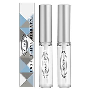 Lomansa Lash Lift Glue 2PCS, Eyelash Lift Glue Adhesive Perming Rod Strong Fix Glue for Lashes and Brows Curl