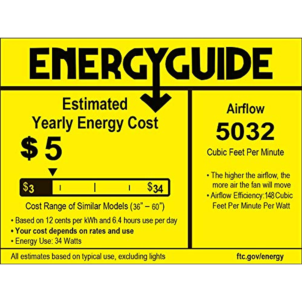 ReLa Mall 52in Ceiling Fan with Remote Control, Indoor Outdoor, Black Ceiling Fan No Light, Walnut Wood Blades, Reversible Motor for Bedroom Patios Kitchen Living Room Farmhouse