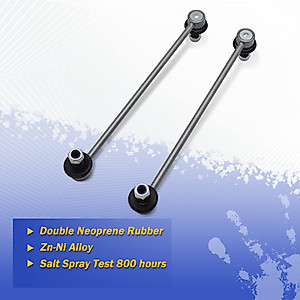 Zinc-Nickel Alloy Stabilizer Sway Bar Links for 2005-2012 Ford Escape/2005-2011 Mazda Tribute /2005-2011 Mercury Mariner /2001-2005 Toyota Rav4/2006-2012 Mitsubishi Eclipse Endeavor Galant K80296
