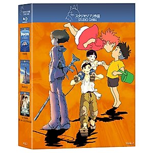 STUDIO GHIBLI [3 PELICULAS BLU-RAY/IMPORT] 1-.PONYO & 2-.NAUSICAA & 3-.LA TUMBA DE LAS LUCIERNAGAS.