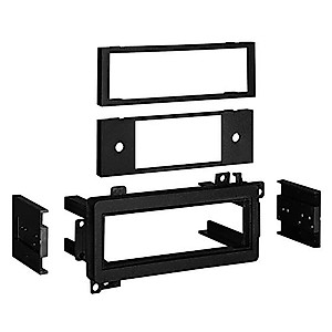 Compatible with Jeep Wrangler 1997 1998 1999 2000 2001 2002 Single DIN Stereo Harness Radio Install Dash Kit Package