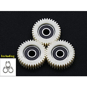Chuancheng 3Pcs Nylon 36Teeth 36T E-Bike Wheel Hub Motor Planetary Gears W/Bearing for Bafang 8-Fun Motor