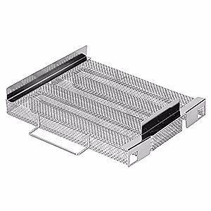Maze Smoker Tray, BBQ smoker not Easy to be Deformed, Grill Meat Smoker Tray for Hot or Cold Meat, Cheese, Fish and Pork Smoking