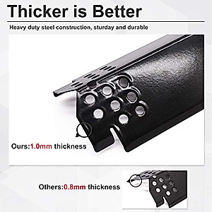 Metal Club Grill Parts Kit for Nexgrill 720-0888 720-0888N 720-0830H Gas Grills, 5-Pack Flame Tamers Heat Plates Shields & Grill Igniters & Stainless Steel Pipe Burners Replacement