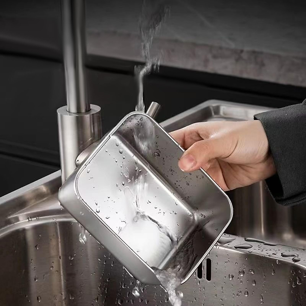 GRZJOPP 6Pcs Stainless Steel Snack Containers Small Food Storage Containers with Lids Perfect Metal Food Containers Prep Bowl Sets for Fruit Candy Nut