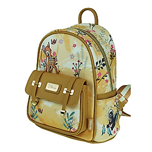 KBNL Bambi 11 inch Vegan Leather Mini Backpack - A21802, Multicoloured