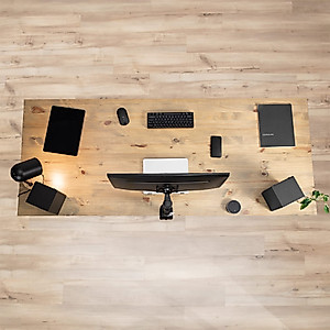 VIVO Single Ultrawide Monitor Fully Adjustable Desk Mount Stand for 1 LED LCD Ultra-Wide Screen up to 38 inches, STAND-V101A