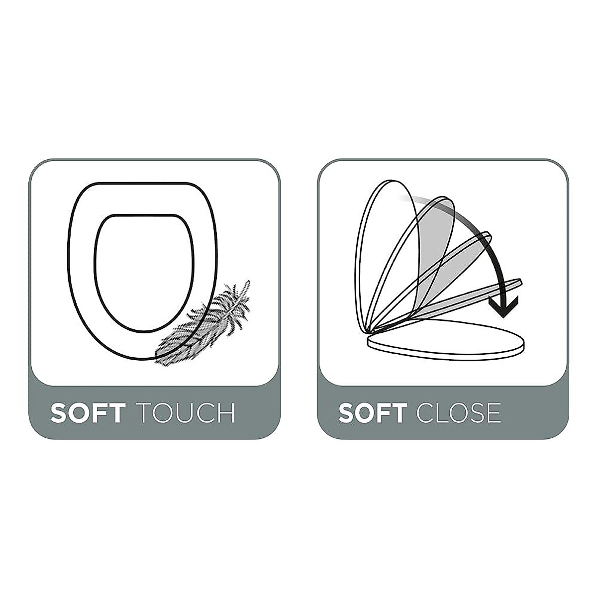 Tiger Old Wood Toilet Seat, Stainless Steel, MDF, Rubber, Brown, 37.7 x 5.5 x 45.9 cm