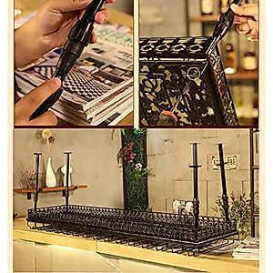 Wine Racks Metal Creative Home Bar 、 Wine Rack Hanging Glass Holder、Wine Glass Rack, Shelf Wine Glass Holder,Wine Glass Rack, Wine Glass Rack, Champagne Glass Rack,Glassware Rack