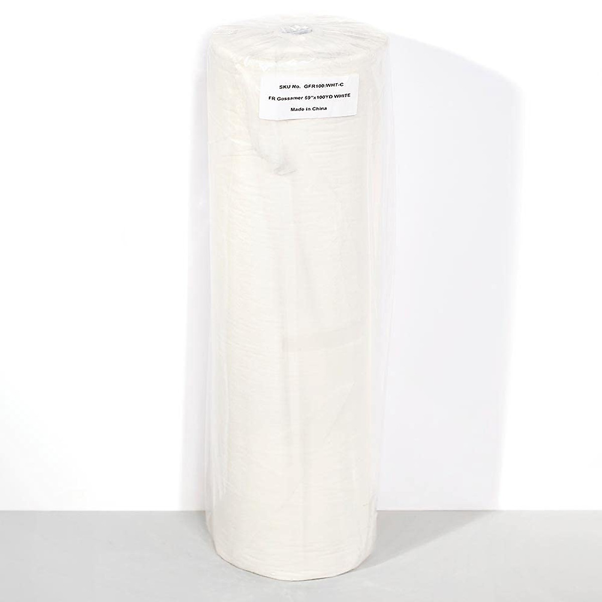 Anderson's White Flame Retardant Gossamer, 59 Inches x 100 Yards, Sheer Fabric for Wedding Decorations, Baby Shower, Gender Reveal, Prom, Homecoming, Event Photos, Drapes