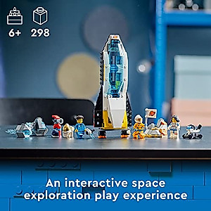 LEGO City Mars Spacecraft Exploration Missions 60354 Interactive Digital Building Toy Set - with Astronaut Minifigures and Spaceship, Traverse The Stars, Great Gift for Kids, Boys, and Girls Ages 6+