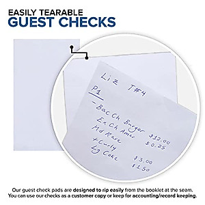Stock Your Home Blank Scratch Pads (10 Pack) - White Note Pads - Memo Notepads - Small Desk Scratch Paper- 4x6 Note Paper - Guest Check Book - Server Note Pads for Diners - 1,000 Total Blank Sheets