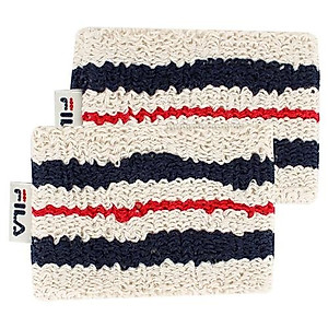 Fila Unisex Retro Comfort Tennis Wristbands O/S Beige