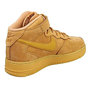 Nike mens Air Force 1 Mid '07 Shoes, Flax/Wheat-gum Light Brown, 13