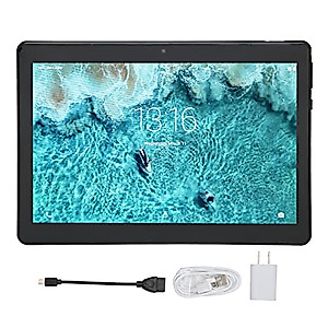 Rosvola HD Screen Tablet, Tablet Computer 2560 X 1600 10.1 Inch to Work (US Plug)