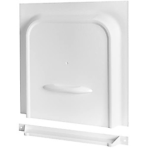 luxlead RV Screen Door Slide - 12" Screen Door Slider Panel with Slide Stop for RV Trailer Camper Motorhome Starcraft, White