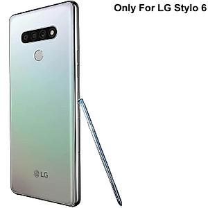 3 Pack LCD Touch Screen Stylus Pen Replacement Parts for LG Stylo 6,Stylo 6 Plus,Boost AT&T TracFone Verizon Xfinity T-Mobile Sprint Cricket (Holographic White)