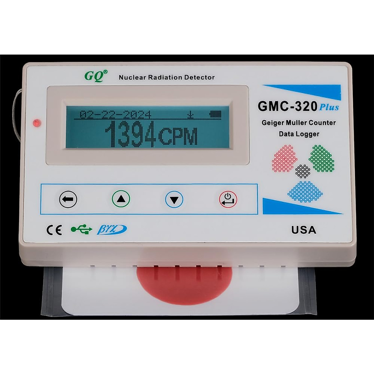 United Nuclear Geiger Counter Test Card