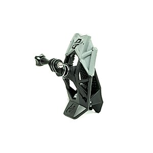 Dango Design Gripper Mount - Universal Clamp Mount for Action Cameras, Use as a Mount on Motorcycle, Powersports Helmets & More - Stealth Black