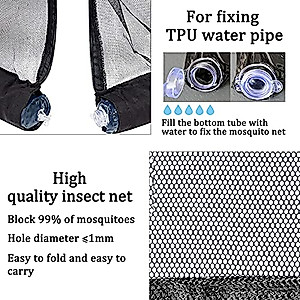 JEOEUS Umbrella Netting for Outdoor Umbrellas,Umbrella Mosquito Netting,Garden Patio Umbrella Mosquito Netting,with Double Zipper Door, for Almost Outdoor Market Table Umbrellas & Cantilever Offset Hanging Umbrella w/Tilt 7.5-11ft