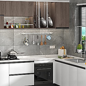 AIZESI 1pcs Tension Curtain Rod Spring Tension Rod Short Curtian Rods No Drilling Expandable Spring Loaded Curtain Tension Rod Adjustable 26 to 39 inch,Best Use Range 28 to 36 inch，White