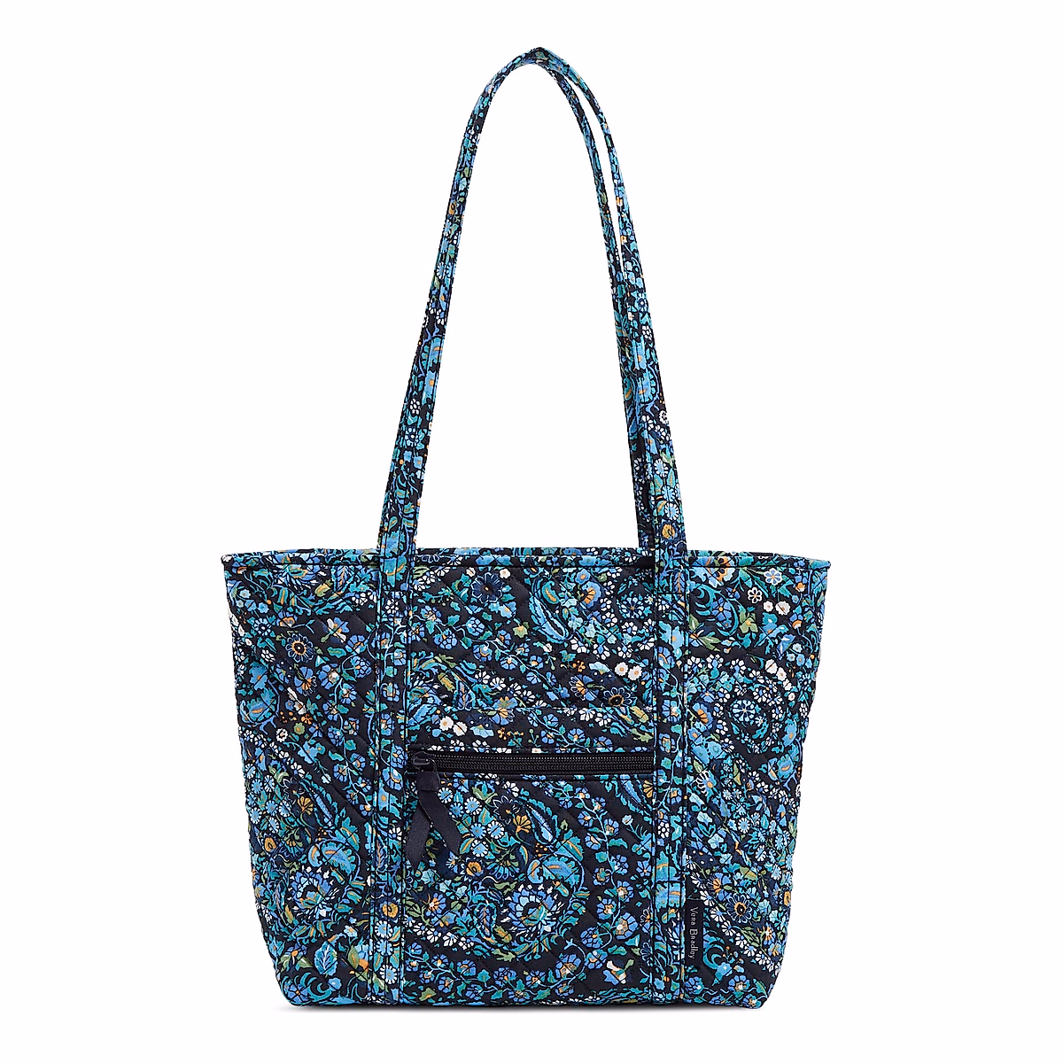 Vera Bradley Women's Cotton Small Vera Tote Bag, Dreamer Paisley - Recycled Cotton, One Size