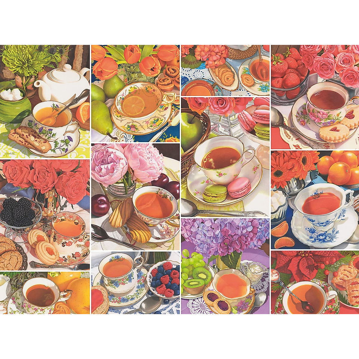 Ravensburger Teatime Large Format Jigsaw Puzzle - 750 Pieces | Unique, Softclick Fit | Ideal for Adults and Kids | Forest Stewardship Council Certified