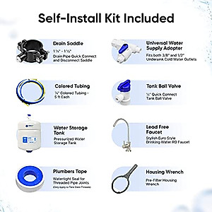 WECO Tiny Compact Undersink Reverse Osmosis Water Filtration Systems (TINY-50)